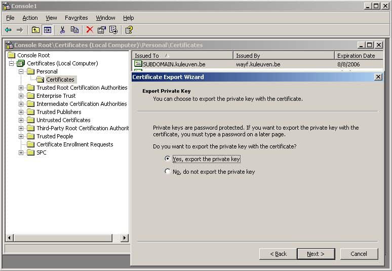 How To View Certificates with MMC Snap In?